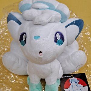 Pokemon | Toys | Nwt Alola Vulpix Lokon Pokemon Center White Blue Anime ...